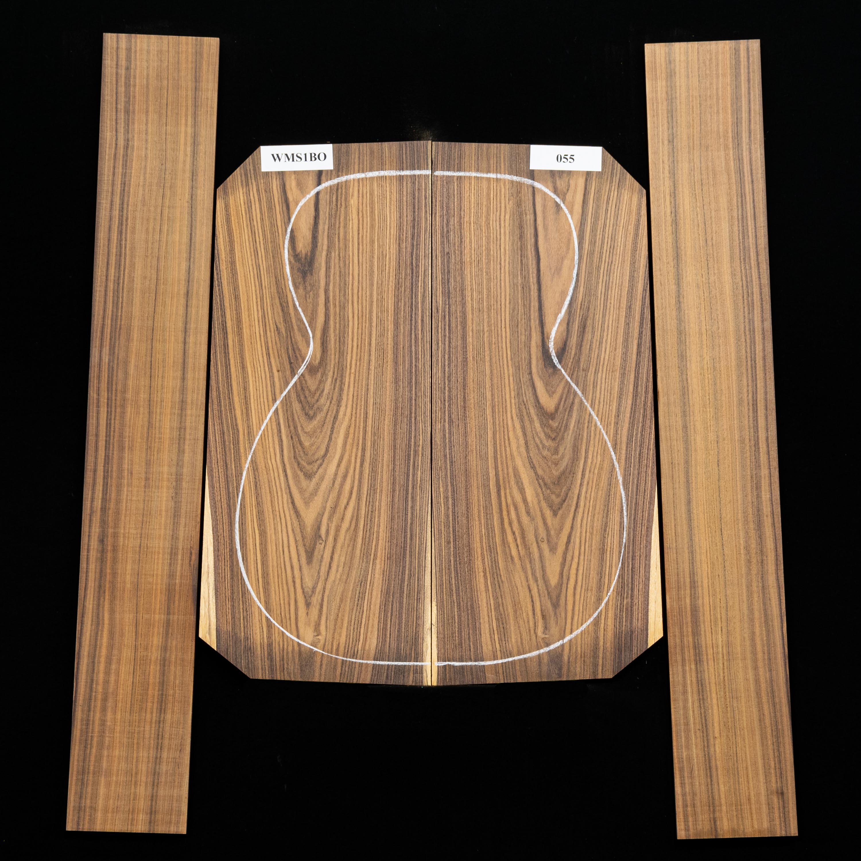 Pau Ferro Back + Side Set, Unsanded - 055 - StewMac