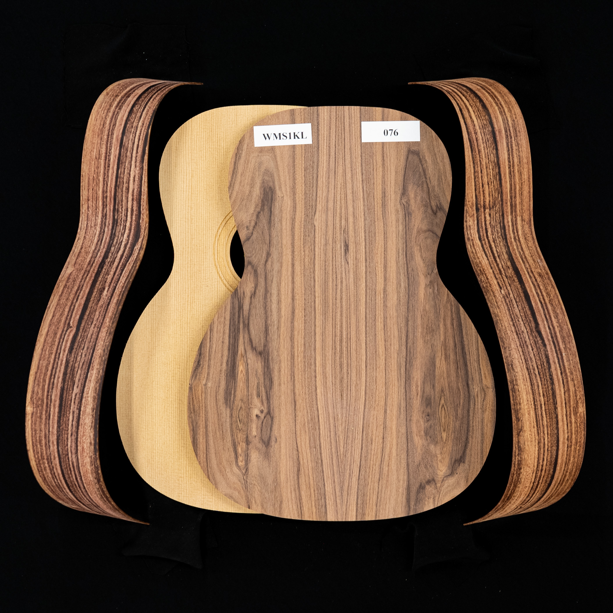 WoodStax Pau Ferro Triple-O Guitar Kit, Bolt-on Neck - 076 - StewMac