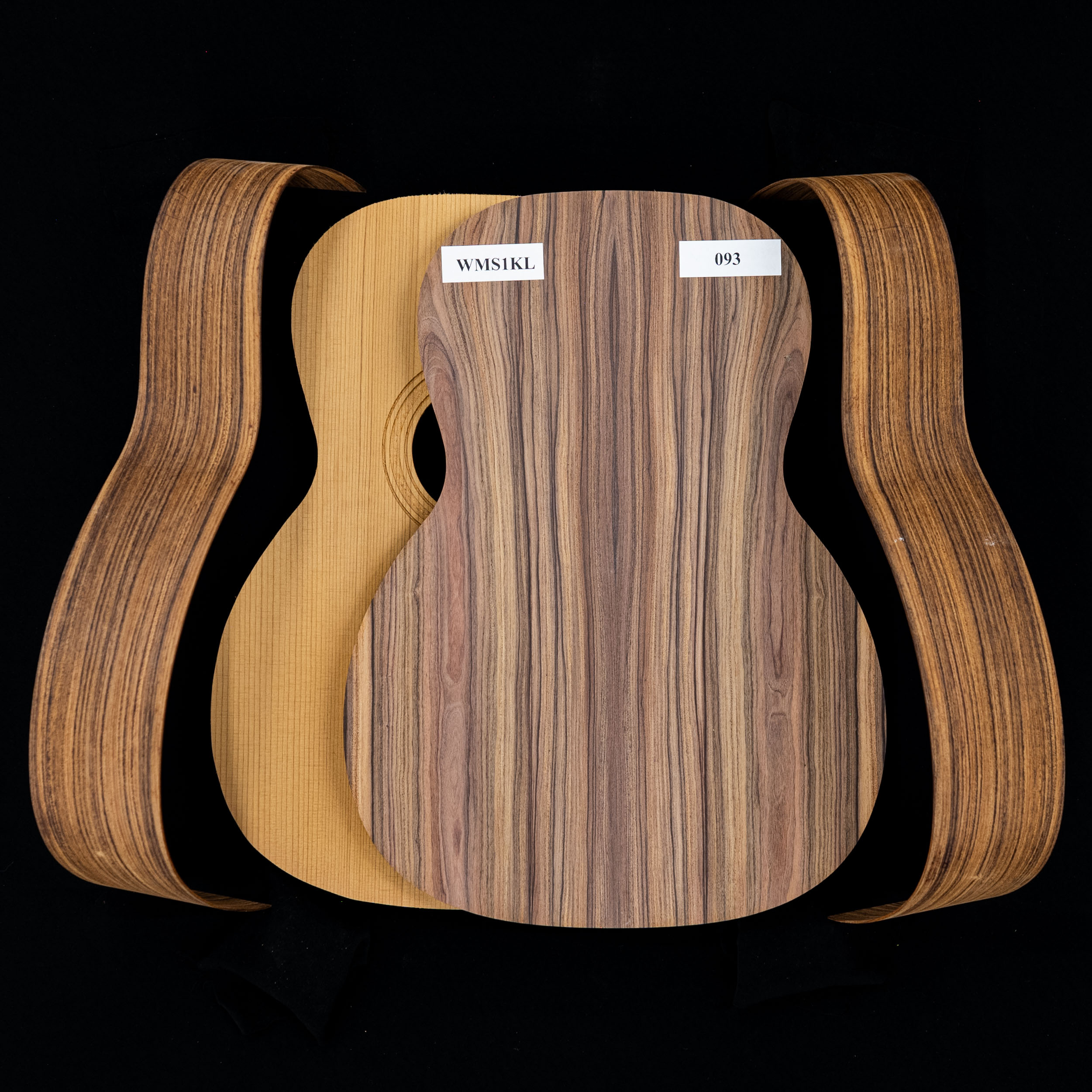 WoodStax Pau Ferro Triple-O Guitar Kit, Bolt-on Neck - 093 - StewMac