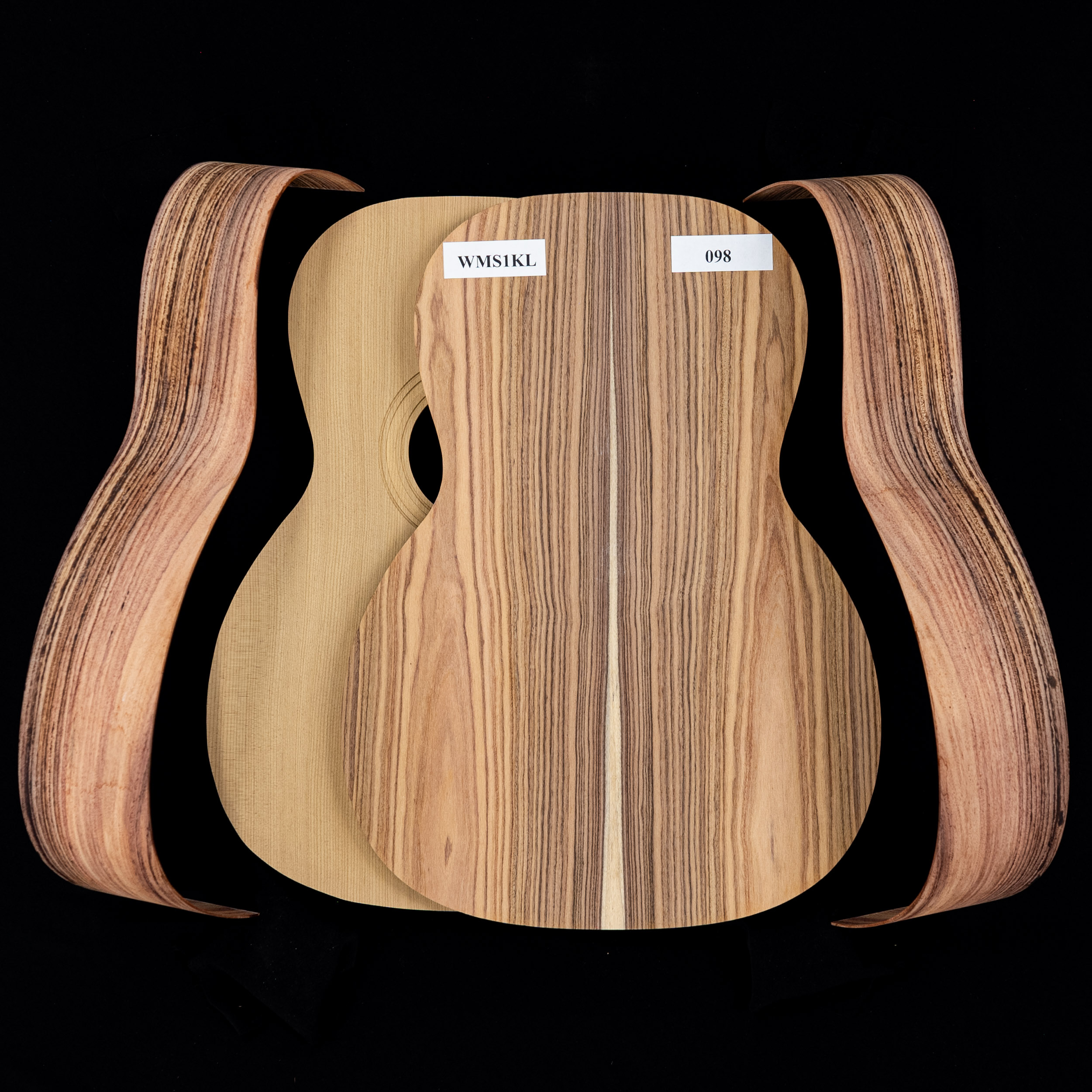 WoodStax Pau Ferro Triple-O Guitar Kit, Bolt-on Neck - 098 - StewMac