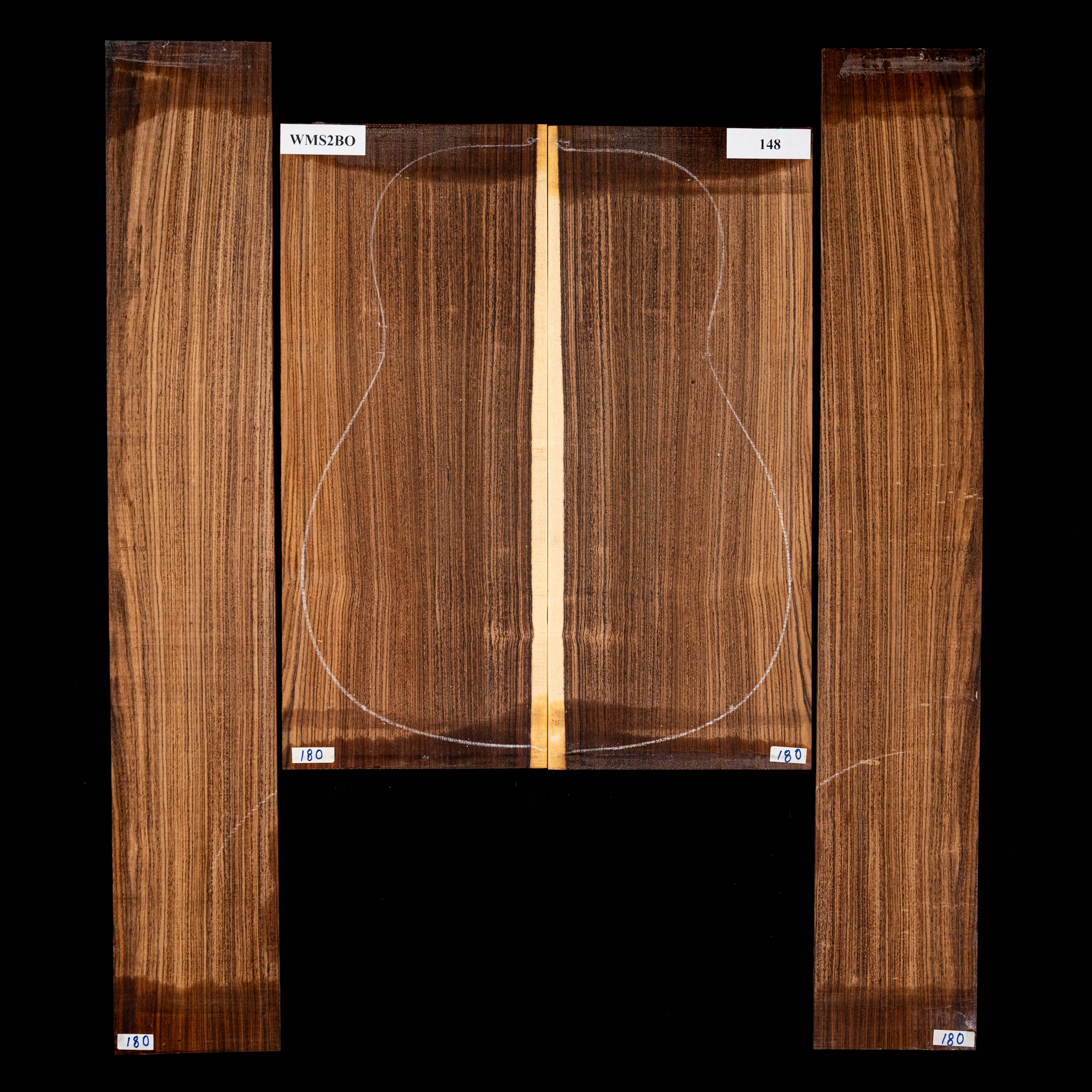 Pau Ferro Back + Side Set - 148 - StewMac