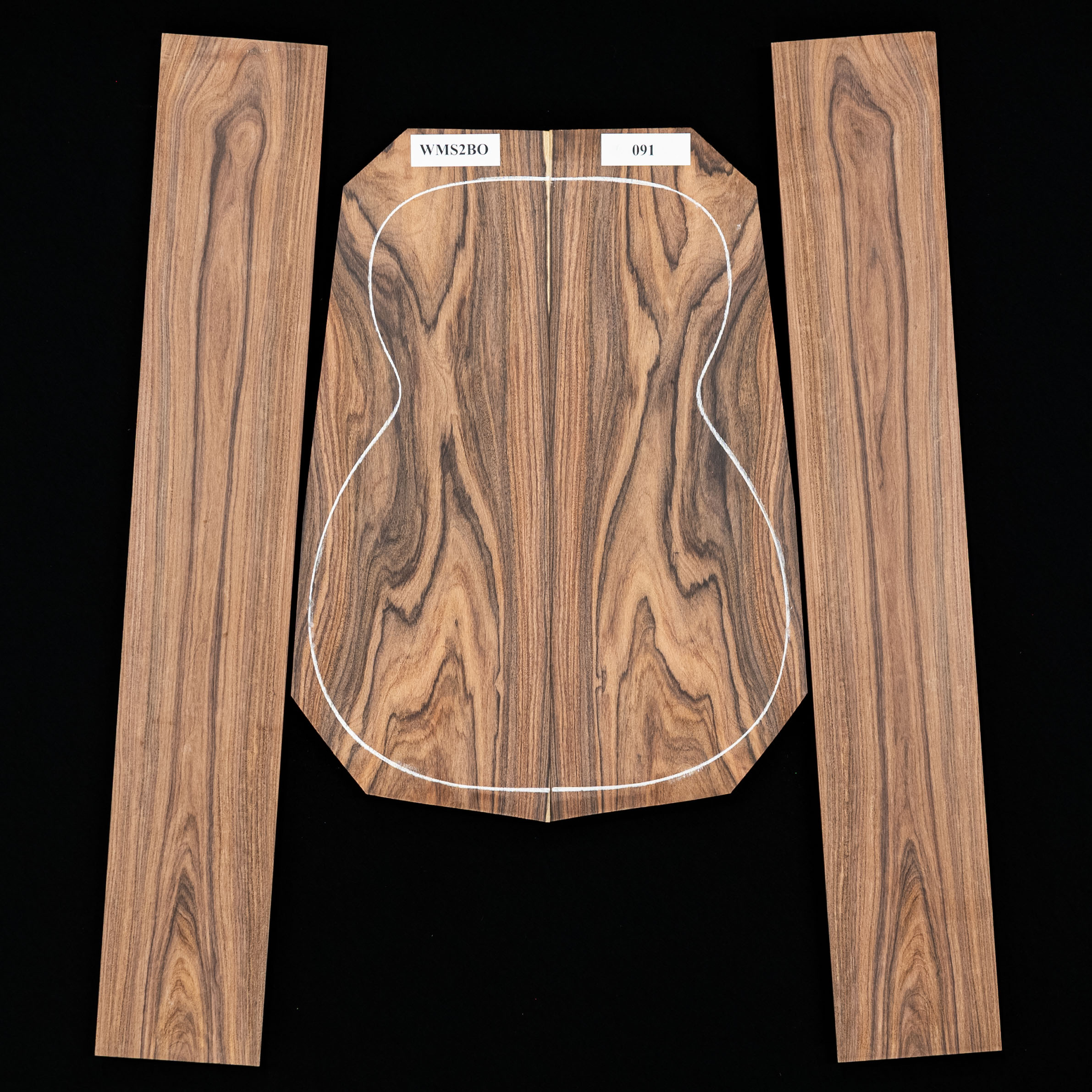 Pau Ferro Back + Side Set - 091 - StewMac