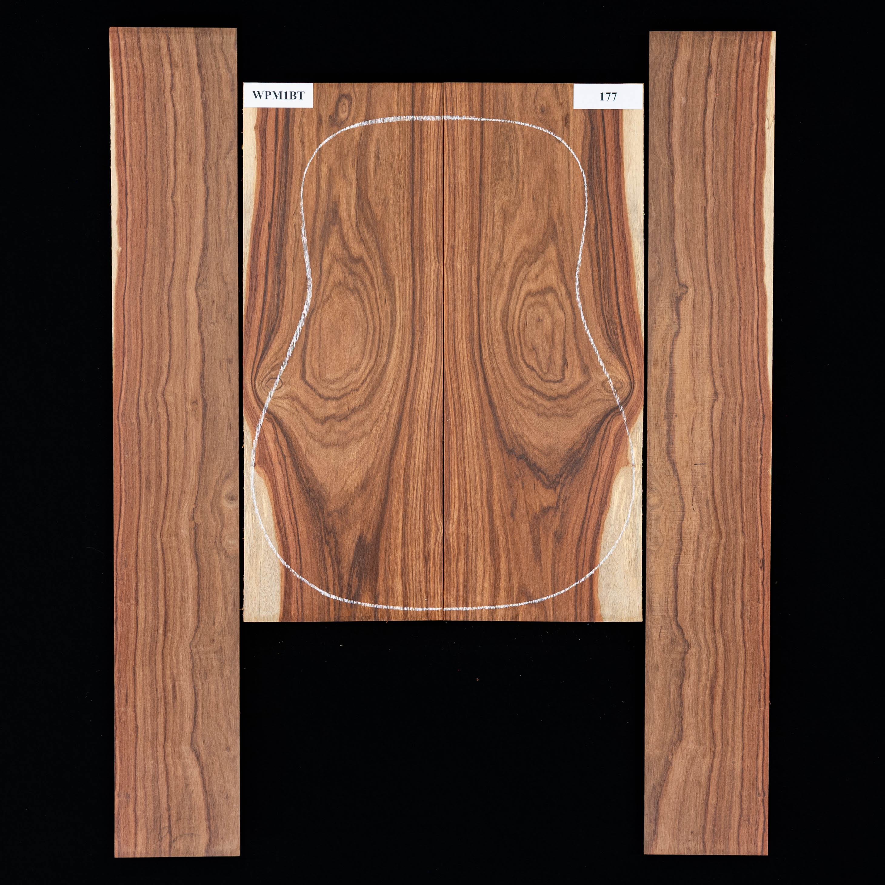 Granadillo Back + Side Set - 177 - StewMac