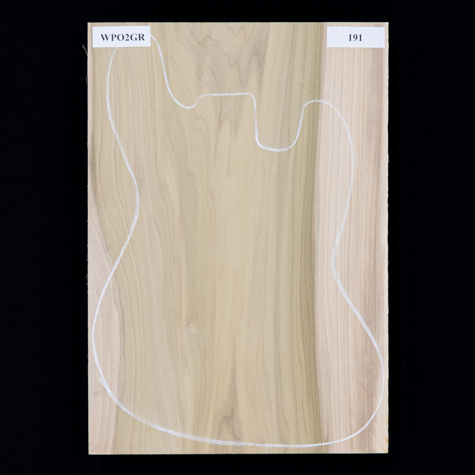 Poplar Body Blank, 1-Piece (10.8 lb) - 191 - StewMac