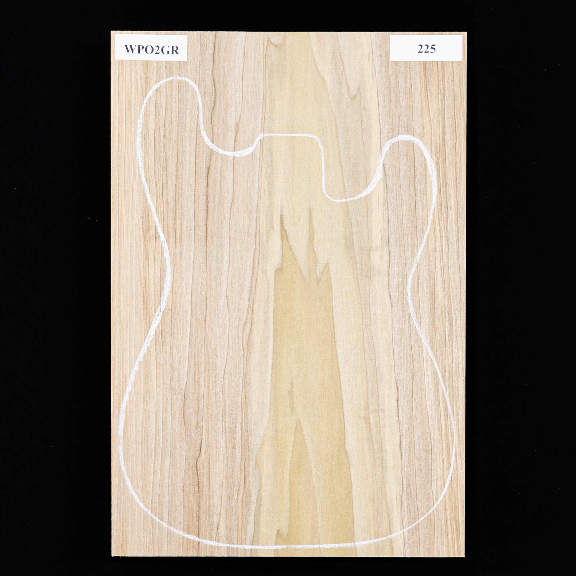 Poplar Body Blank, 1-Piece (10.2 lb) - 225 - StewMac