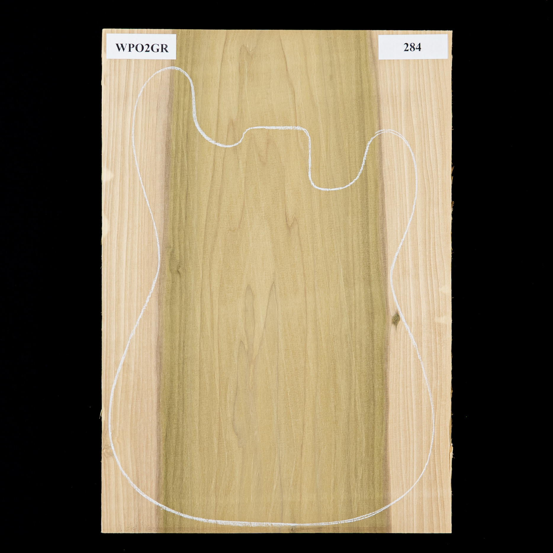 Poplar Body Blank, 1-Piece (11.1 lb) - 284 - StewMac