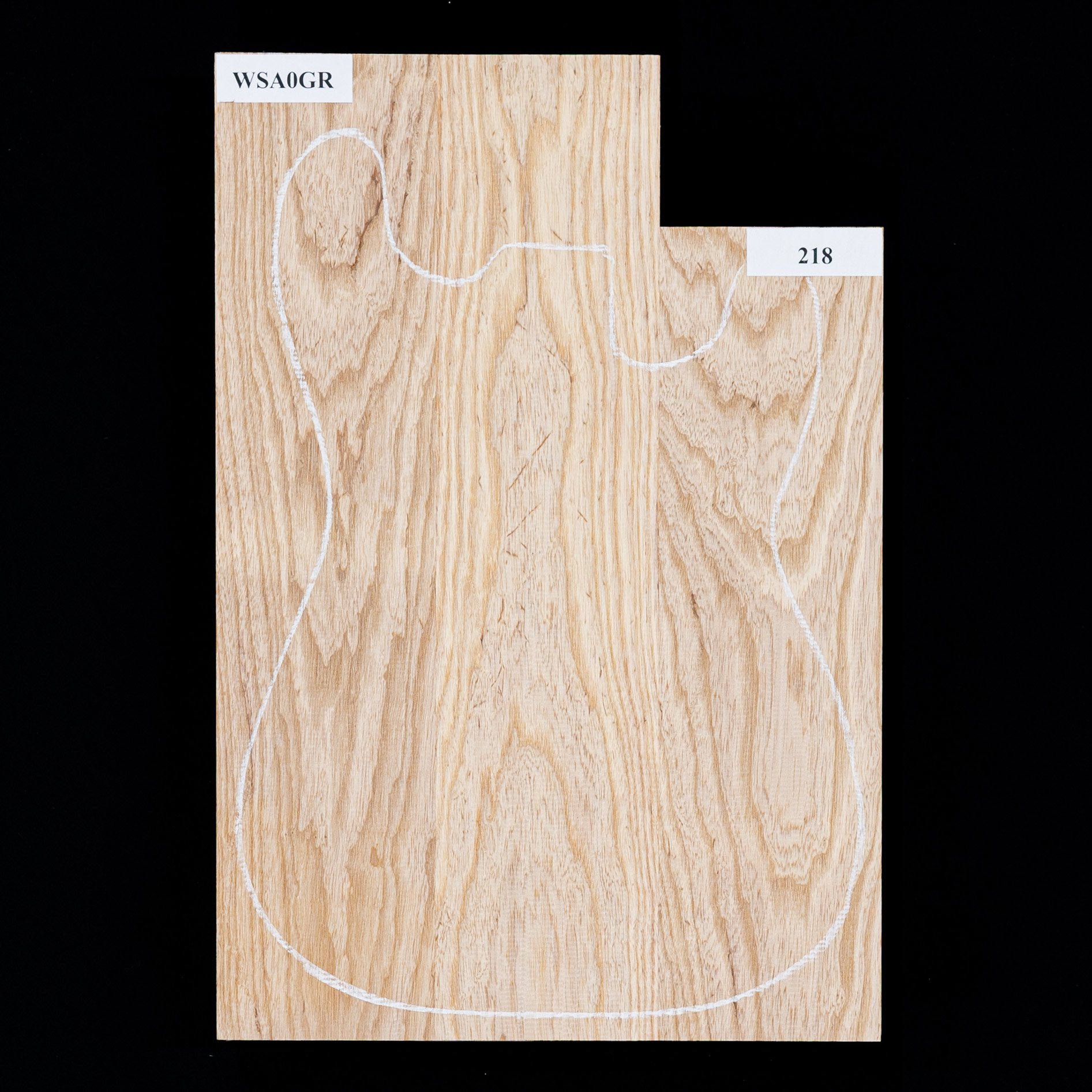 Swamp Ash Body Blank, 3-piece (8.4 lb) - 218 - StewMac