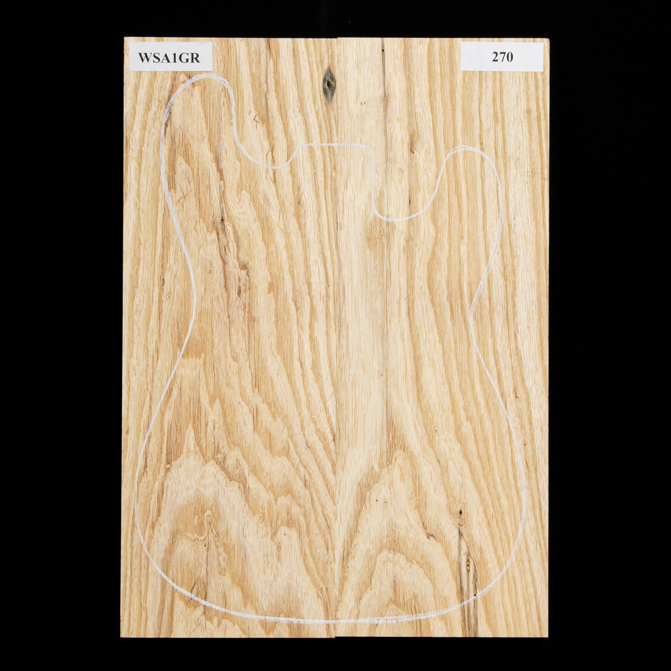 Swamp Ash Body Blank, 2-Piece (10.6 lb) - 270 - StewMac