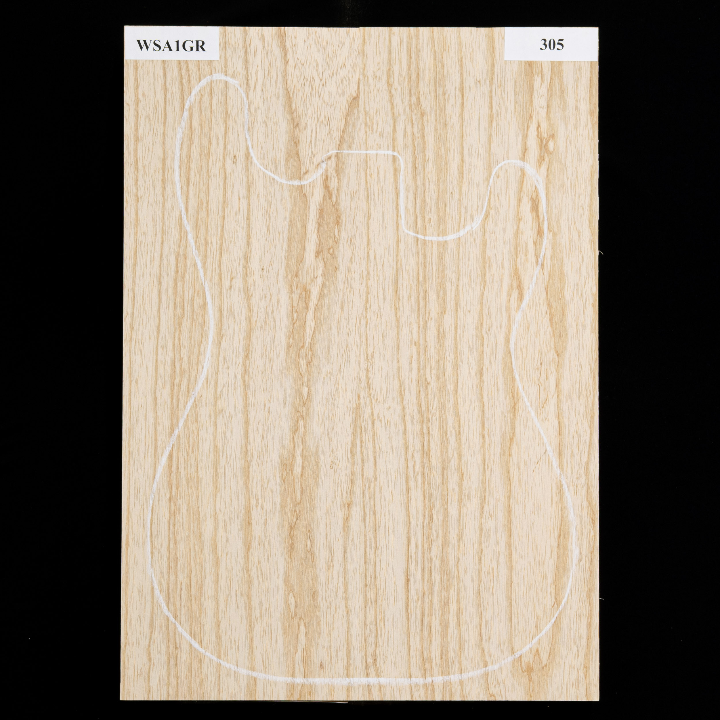 Swamp Ash Body Blank, 2-Piece (8.8 lb) - 305 - StewMac