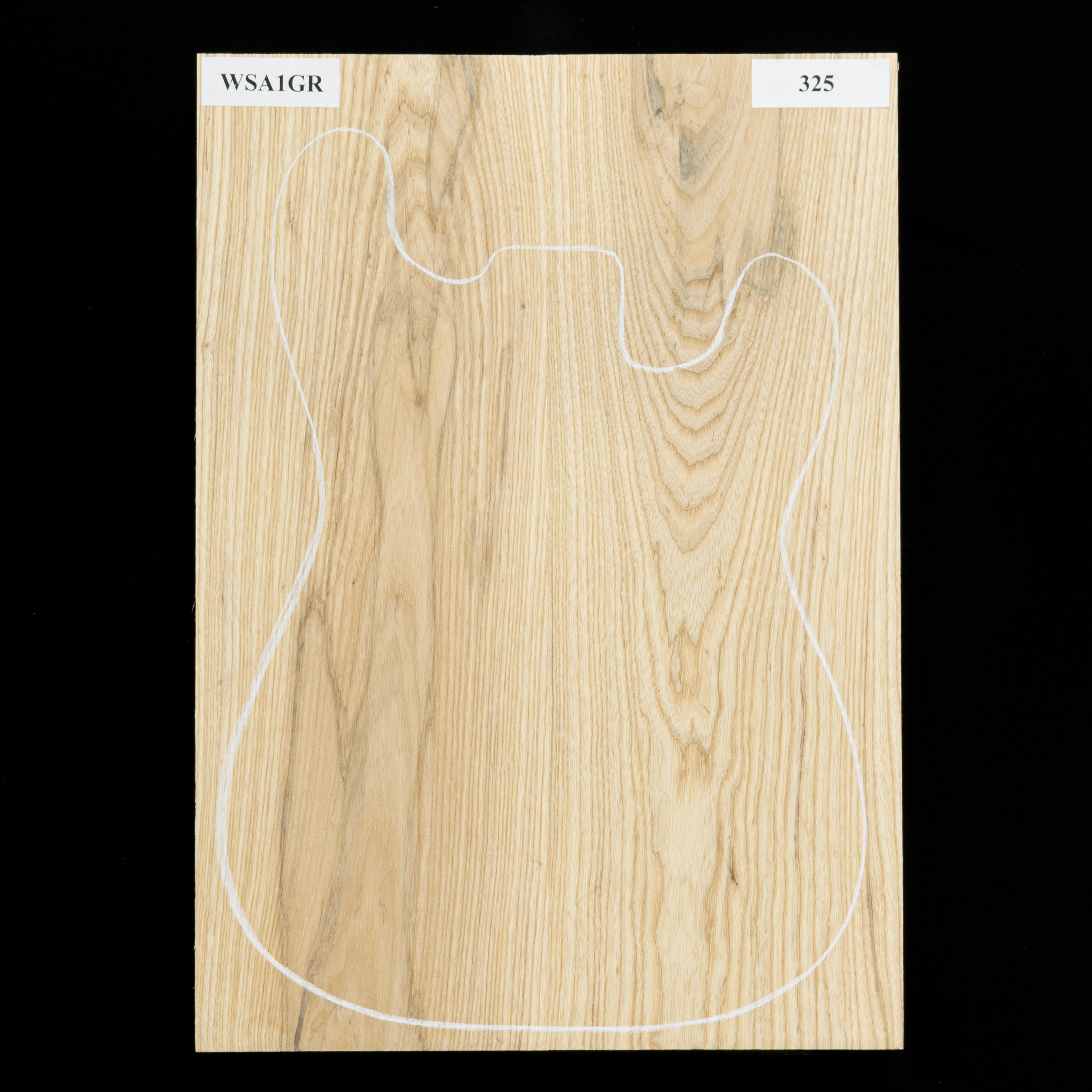 Swamp Ash Body Blank, 2-Piece (10.2 lb) - 325 - StewMac