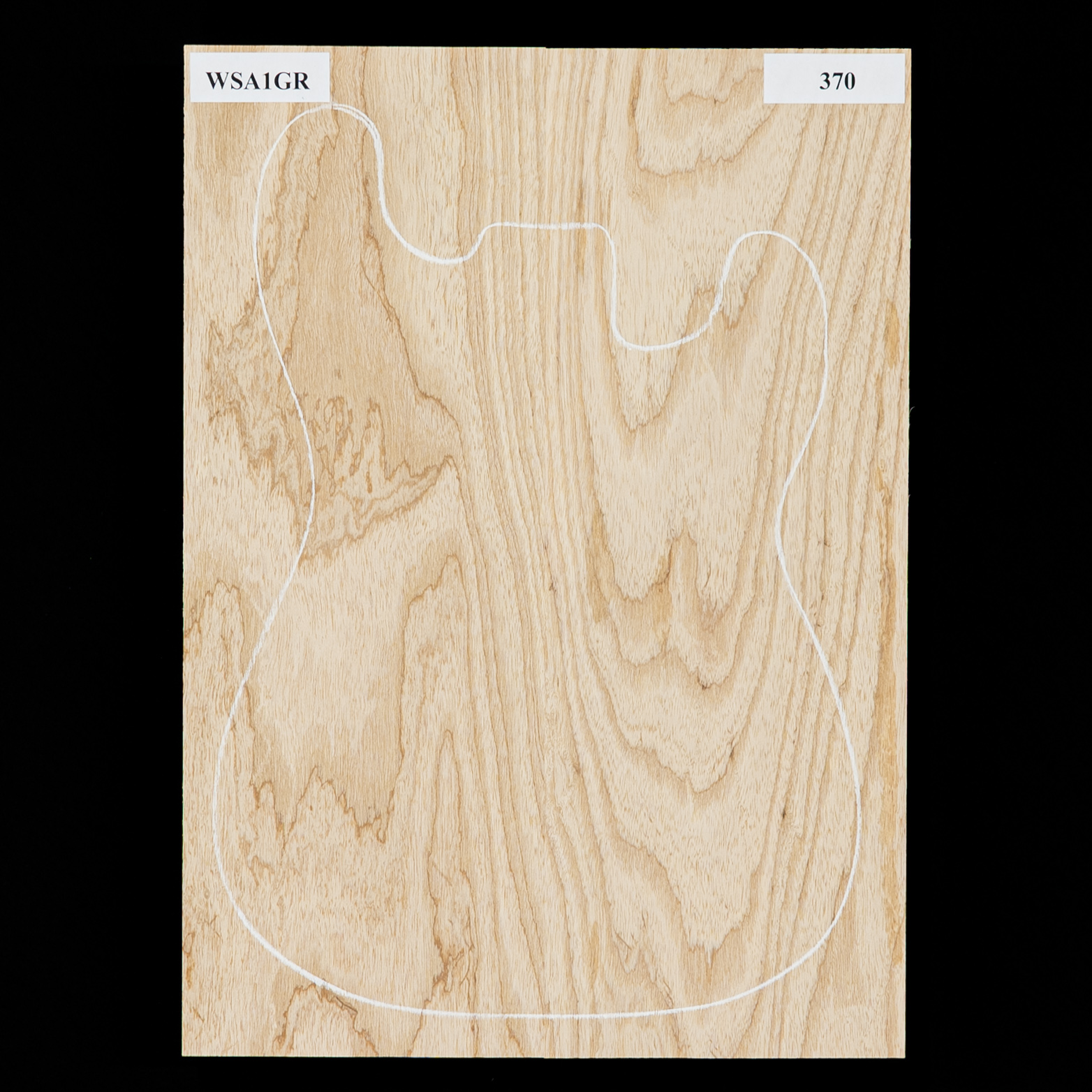 Swamp Ash Body Blank, 2-piece (8.8 lb) - 370 - StewMac