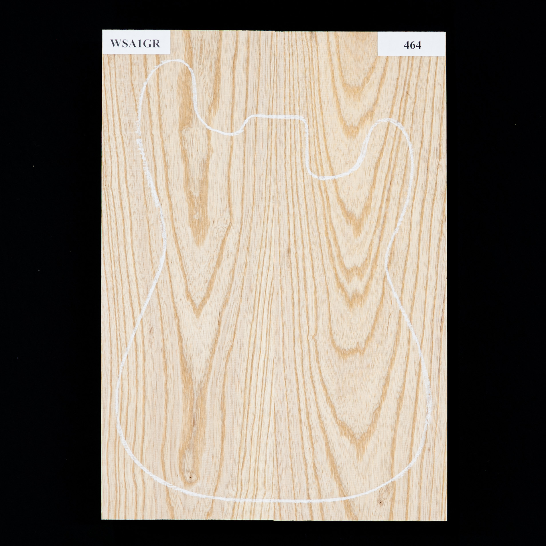 Swamp Ash Body Blank, 2-piece (8.2 lb) - 464 - StewMac