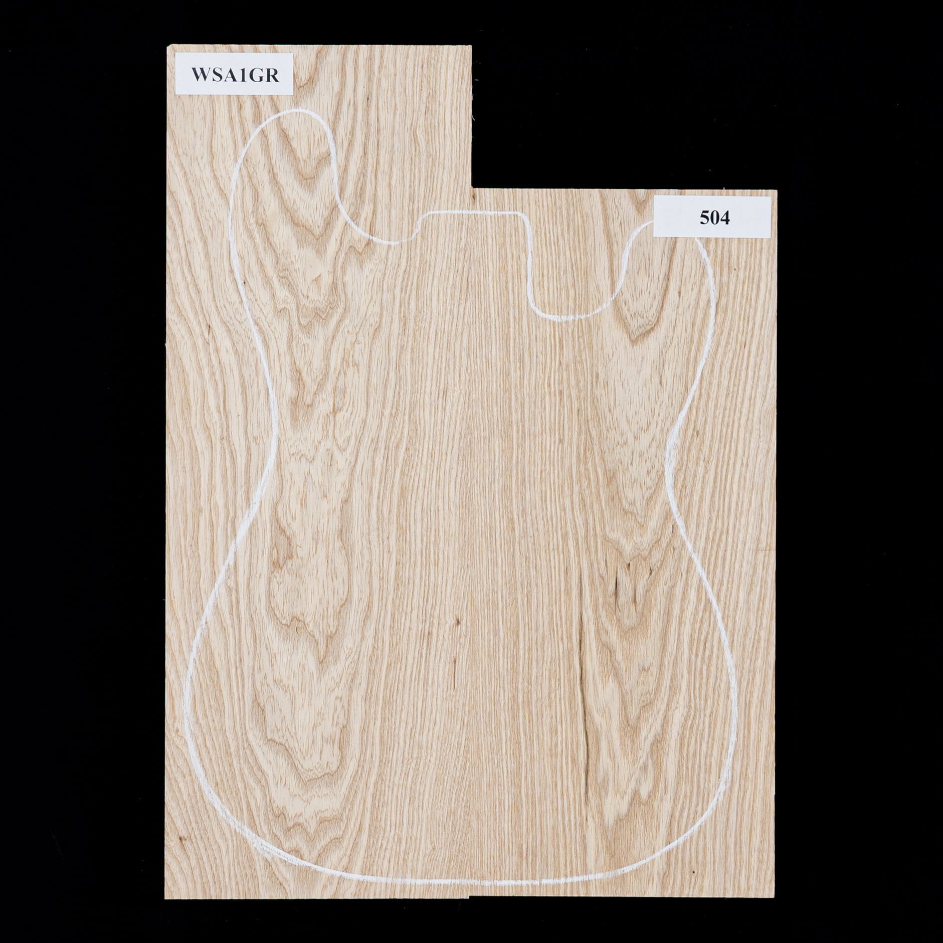 Swamp Ash Body Blank, 2-piece (8.8 lb) - 504 - StewMac