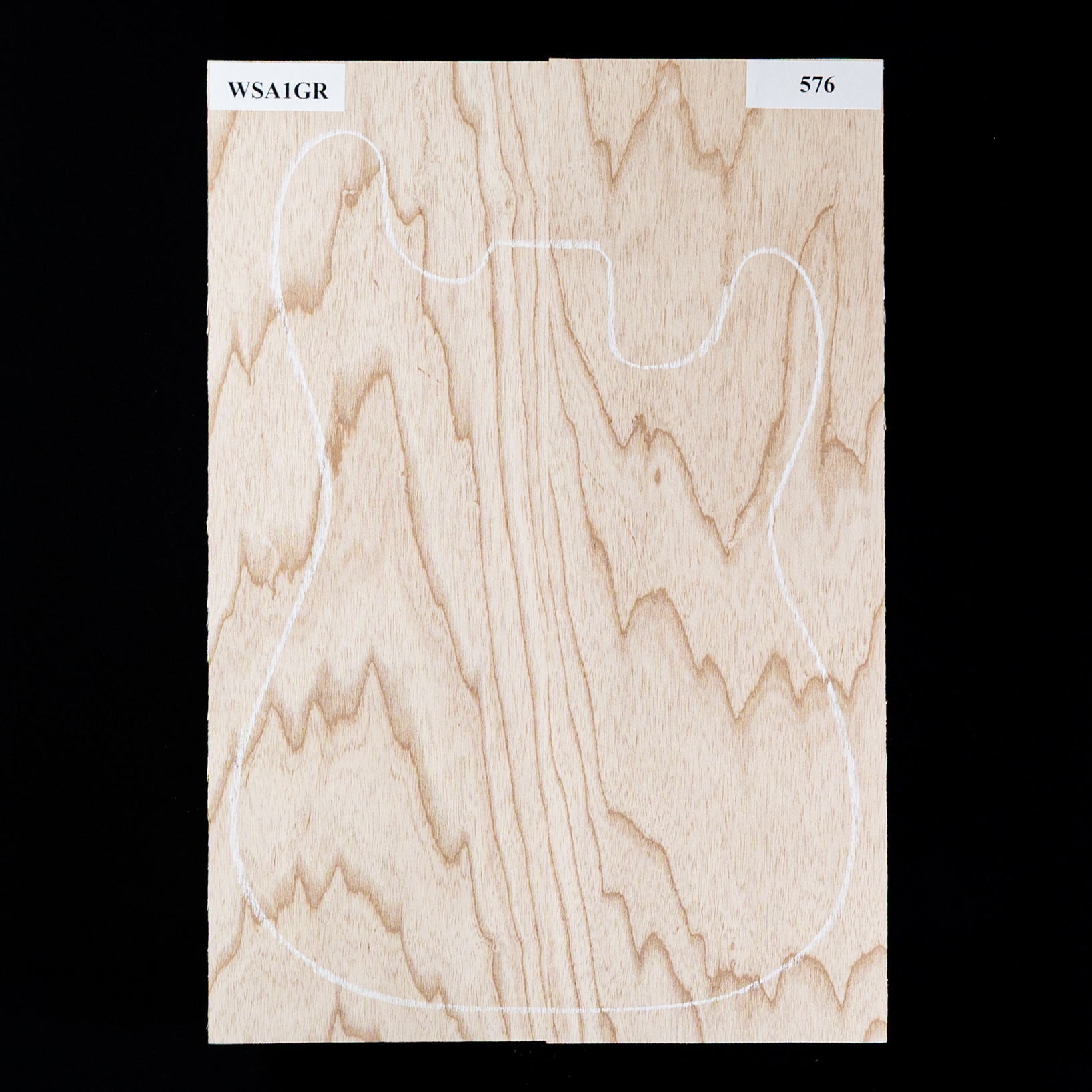 Swamp Ash Body Blank, 2-piece (8 lb) - 576 - StewMac