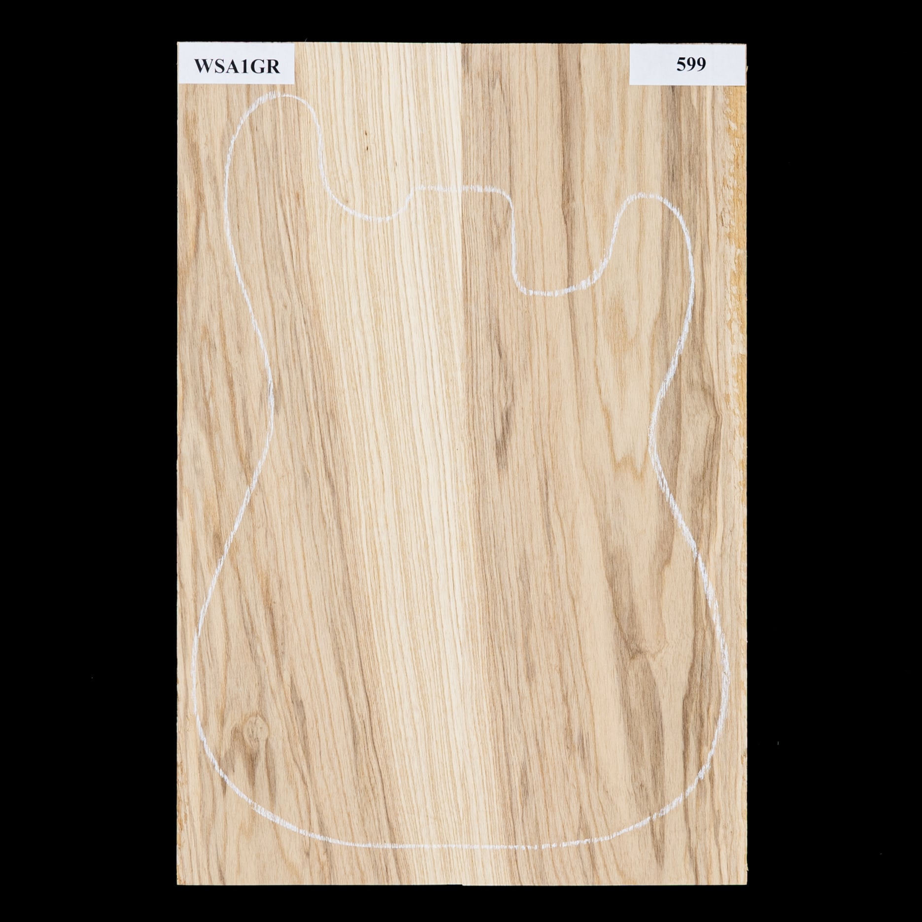 Swamp Ash Body Blank, 2-piece (8.5 lb) - 599 - StewMac