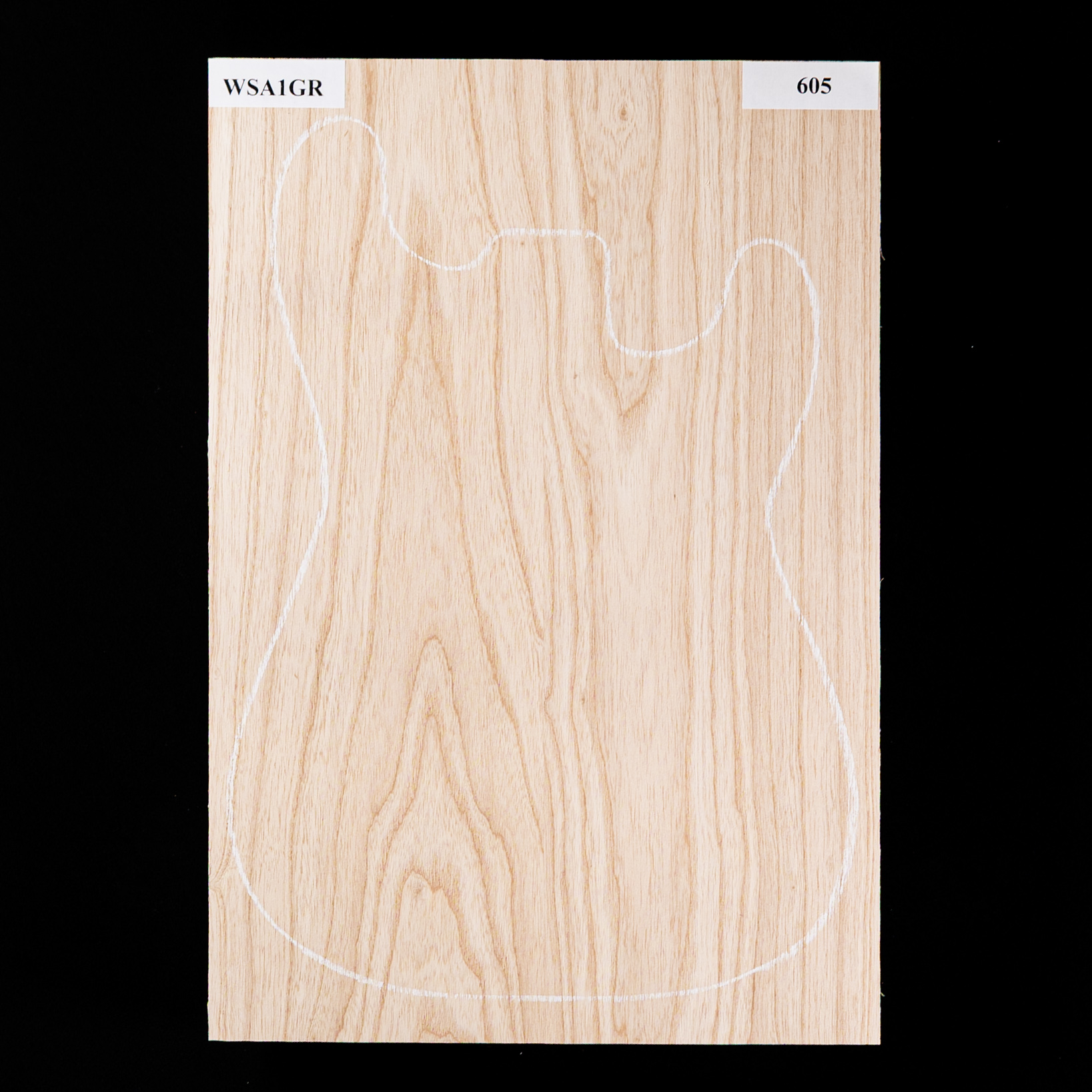 Swamp Ash Body Blank, 2-piece (9.3 lb) - 605 - StewMac