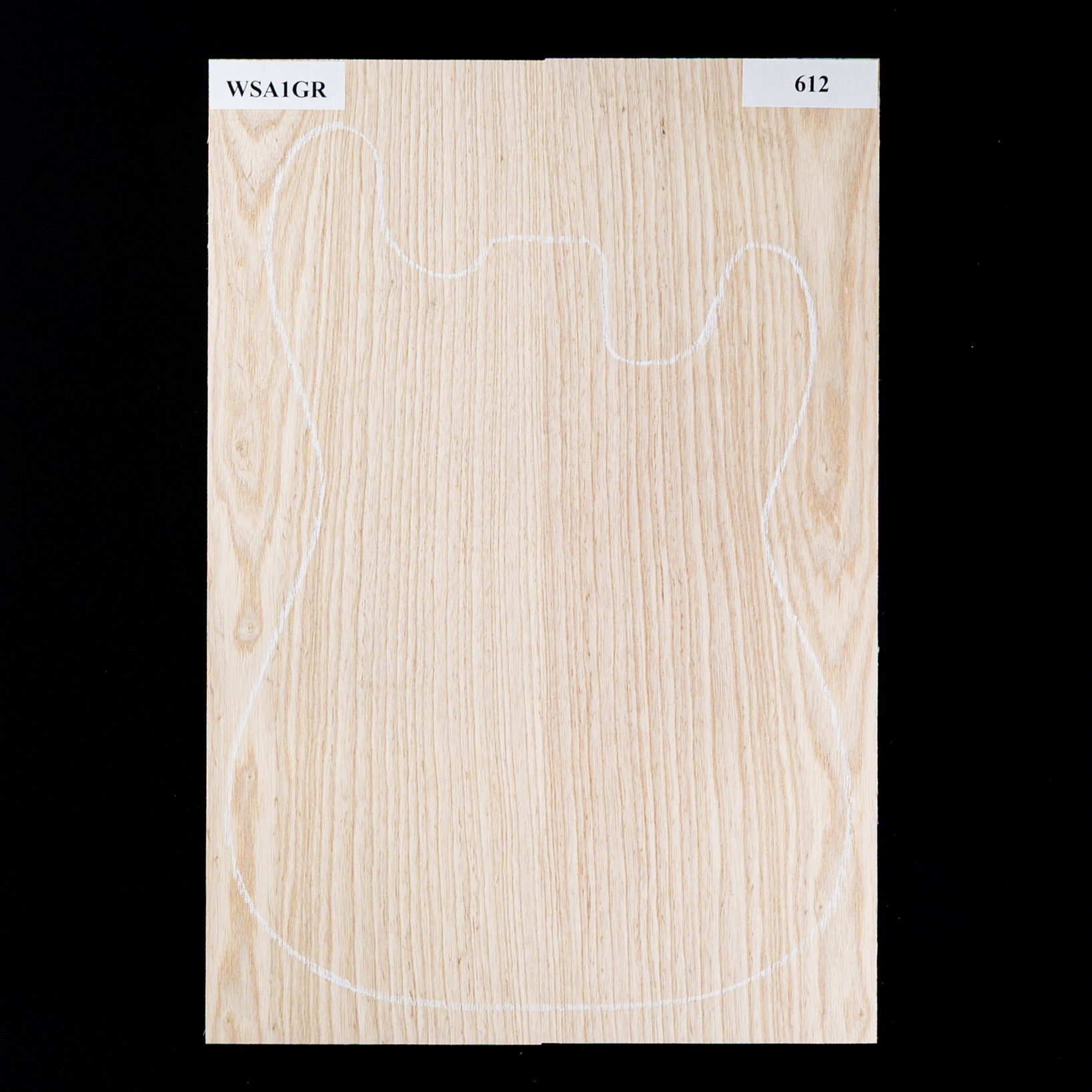 Swamp Ash Body Blank, 2-piece (9.3 lb) - 612 - StewMac