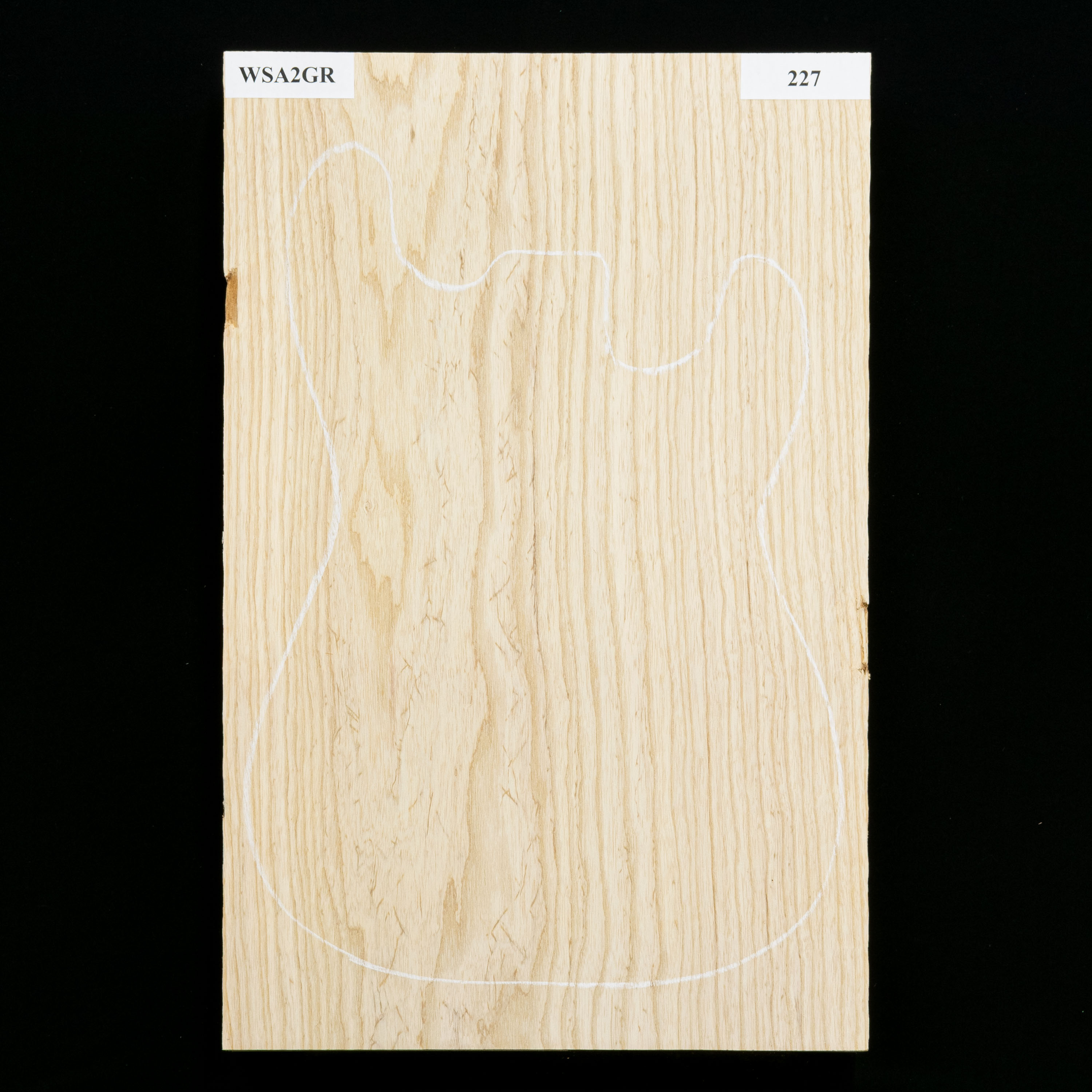 Swamp Ash Body Blank, 1-Piece (10 lb) - 227 - StewMac