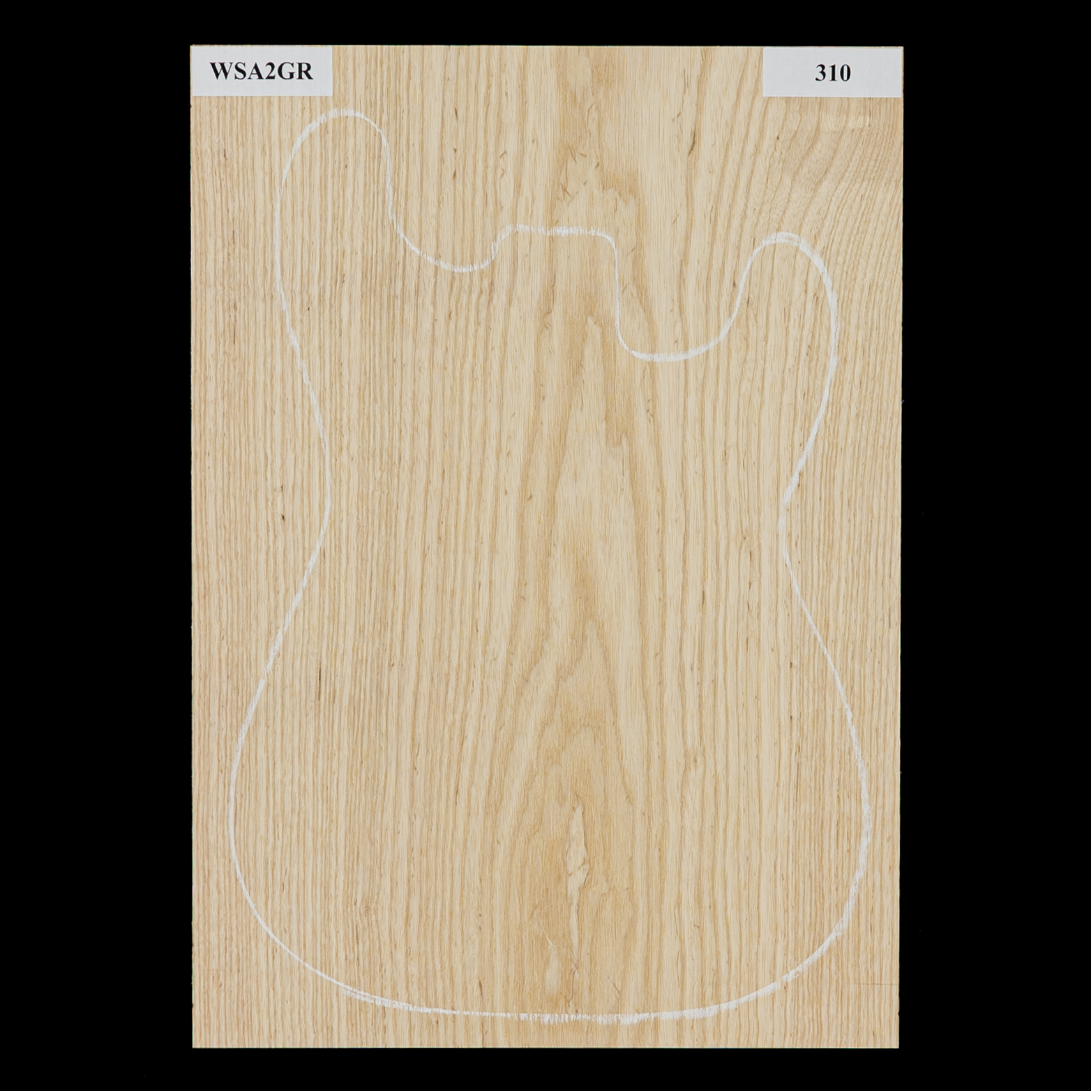 Swamp Ash Body Blank, 1-Piece (9 lb) - 310 - StewMac
