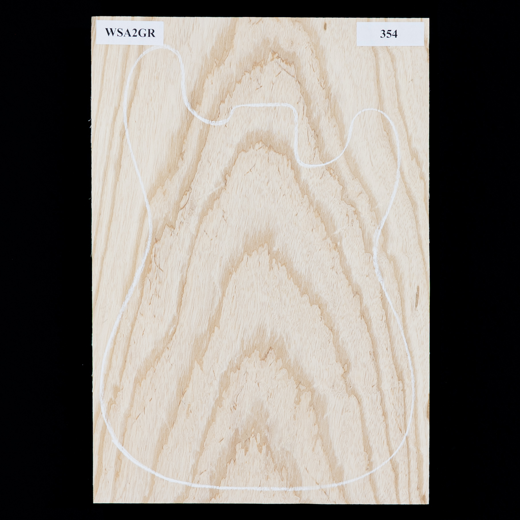 Swamp Ash Body Blank, 1-Piece (7 lb) - 354 - StewMac