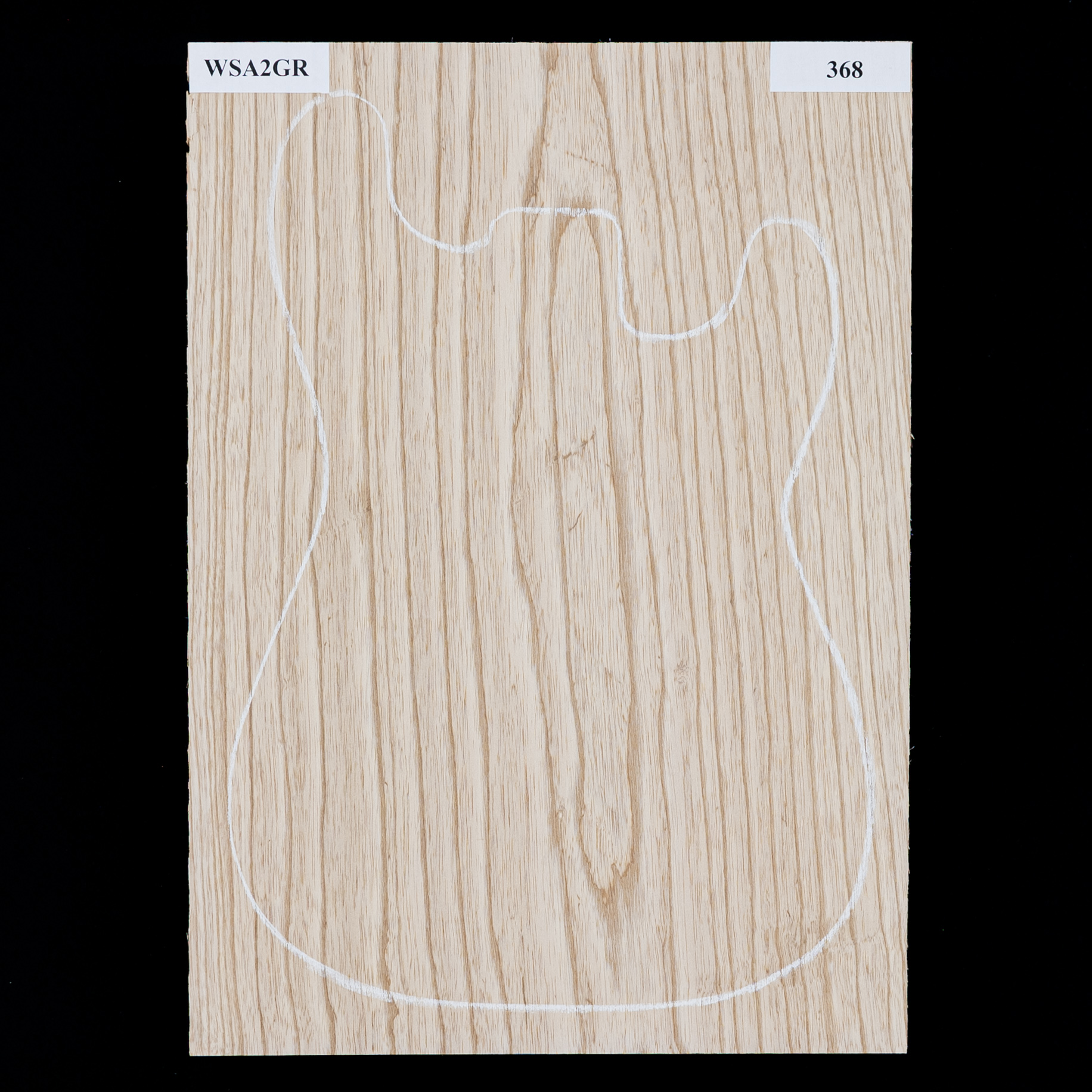 Swamp Ash Body Blank, 1-Piece (8.6 lb) - 368 - StewMac