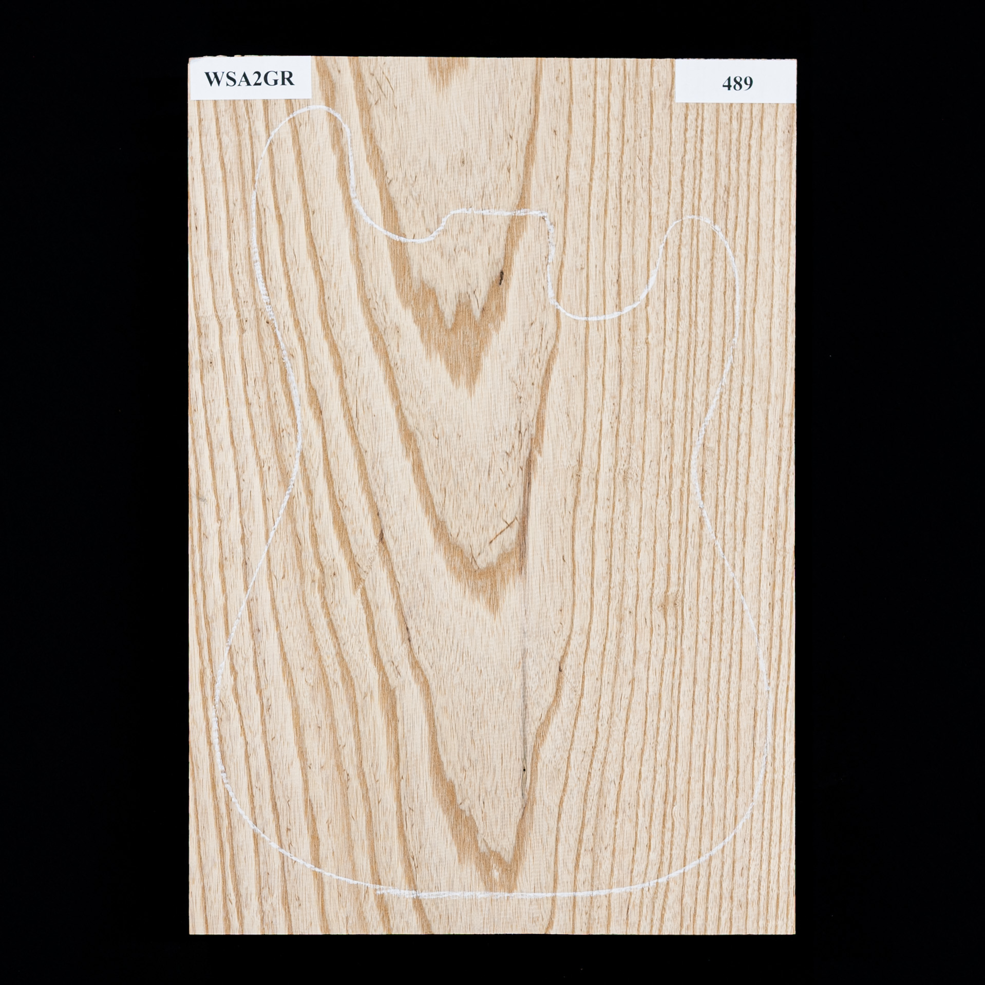 Swamp Ash Body Blank, 1-Piece (8.2 lb) - 489 - StewMac