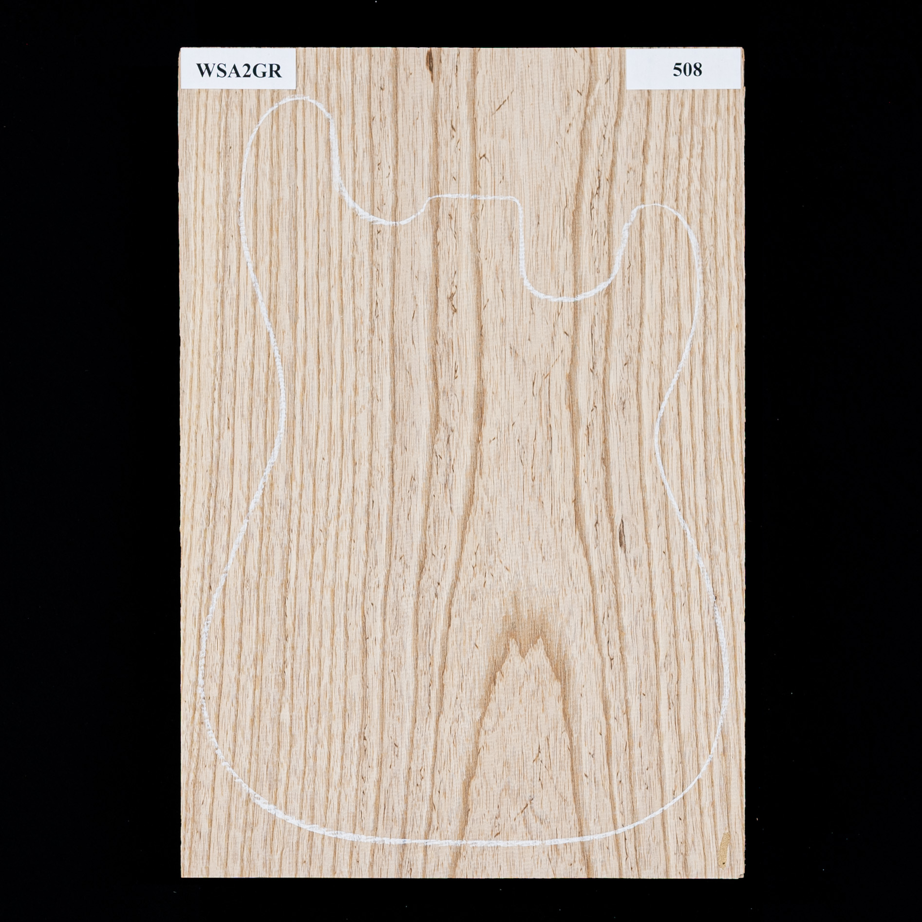 Swamp Ash Body Blank, 1-Piece (8.4 lb) - 508 - StewMac