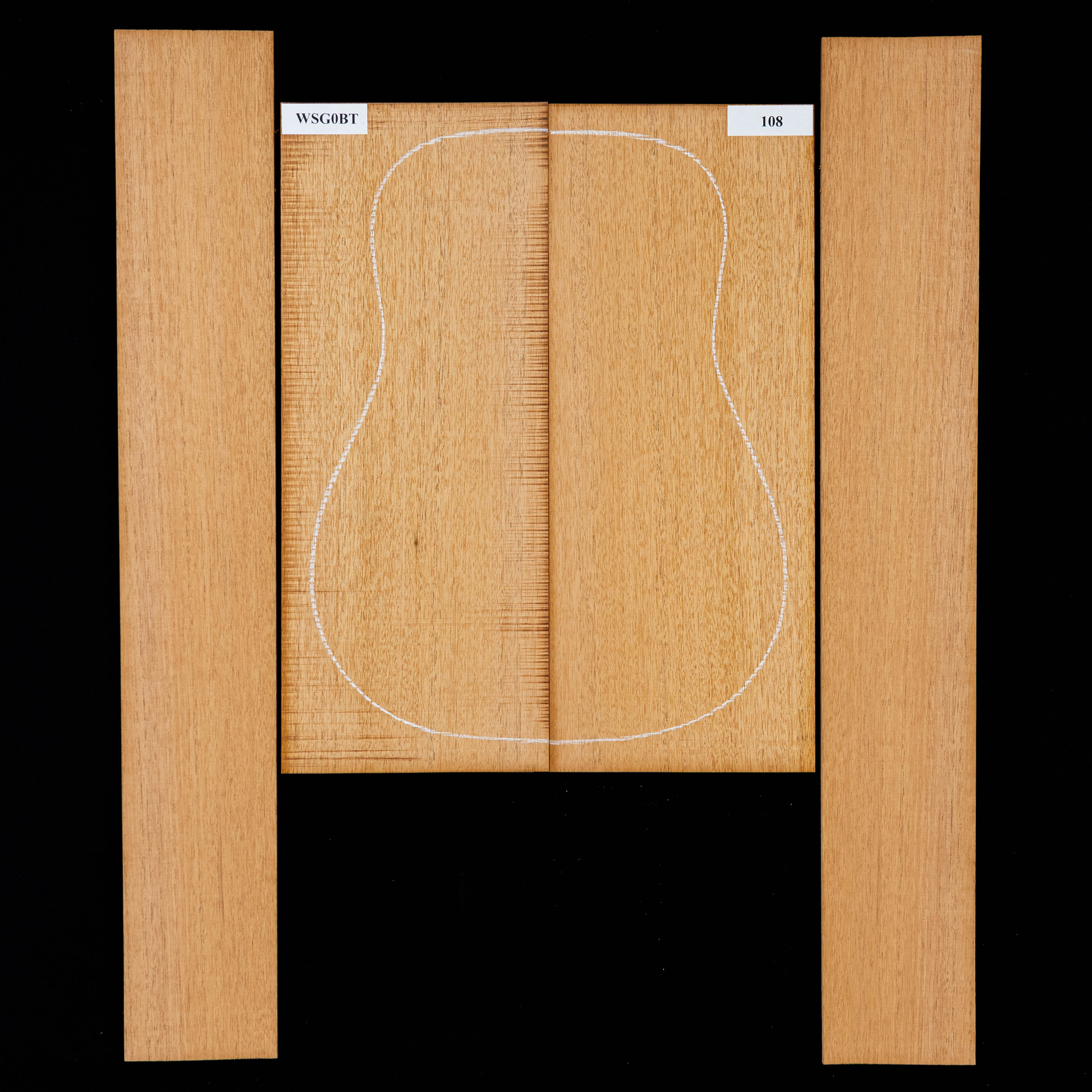 Honduran Mahogany Back + Side - 108 - StewMac