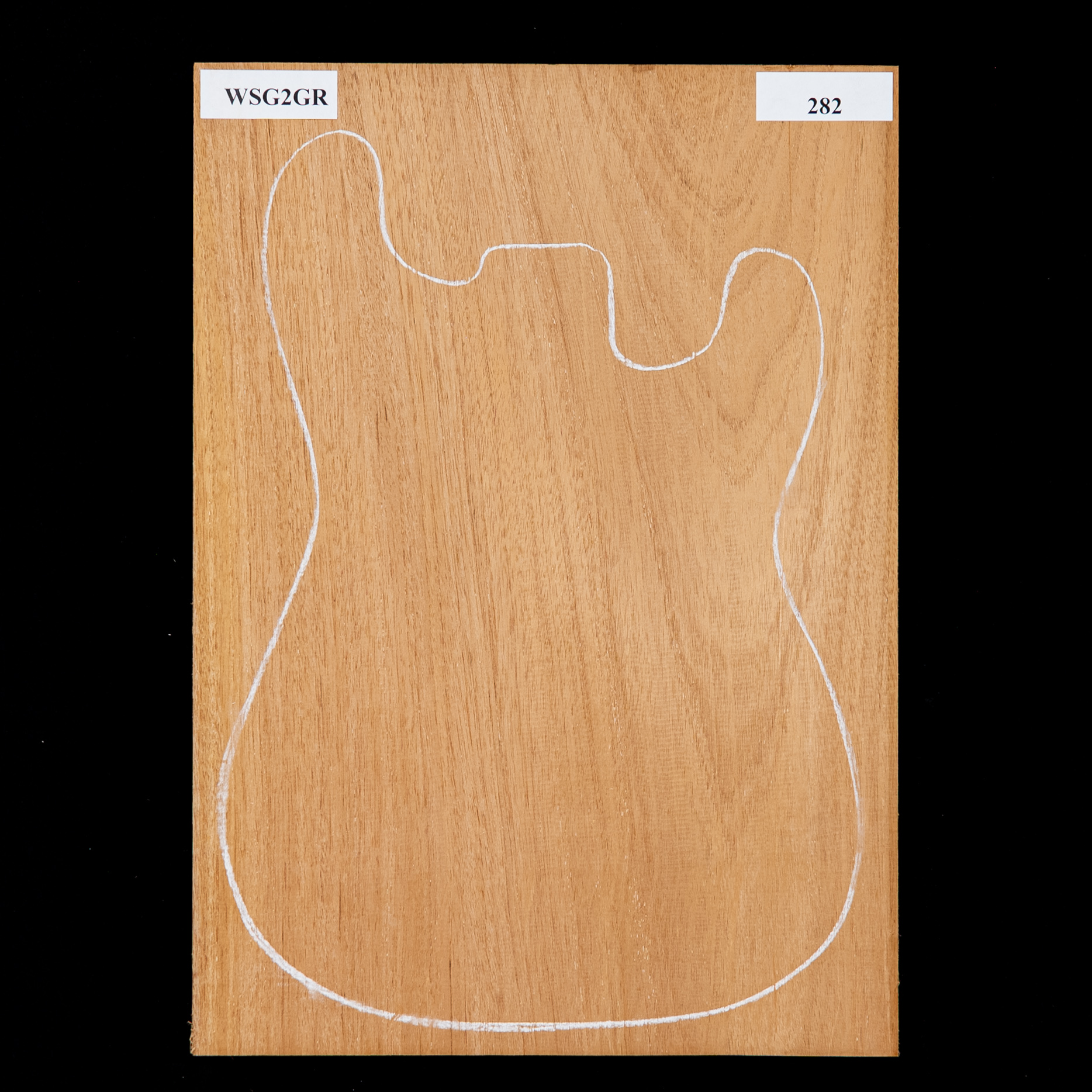 Honduran Mahogany Body Blank, 1-Piece (11.2 lb) - 282 - StewMac