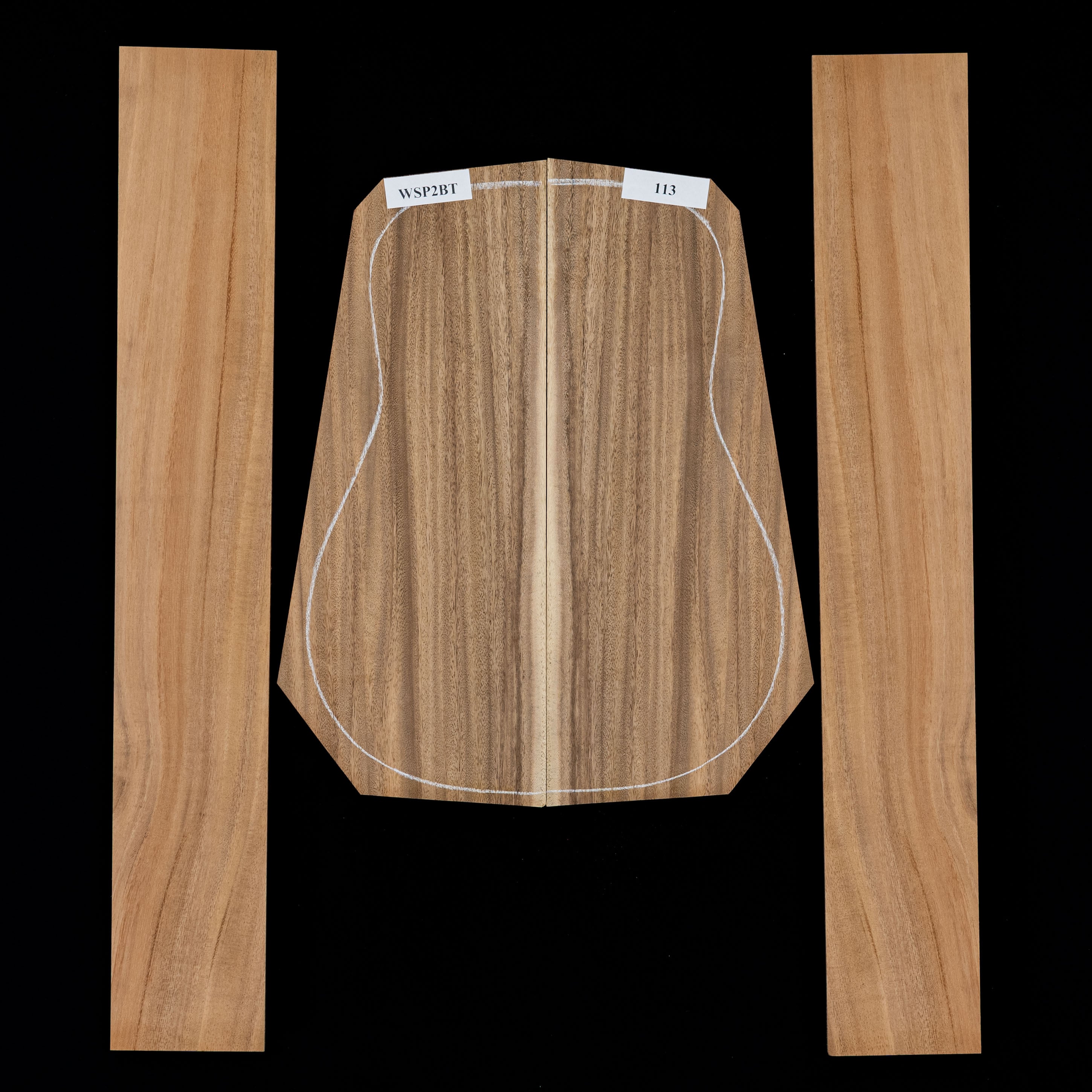 Monkeypod Back + Side Set - 113 - StewMac