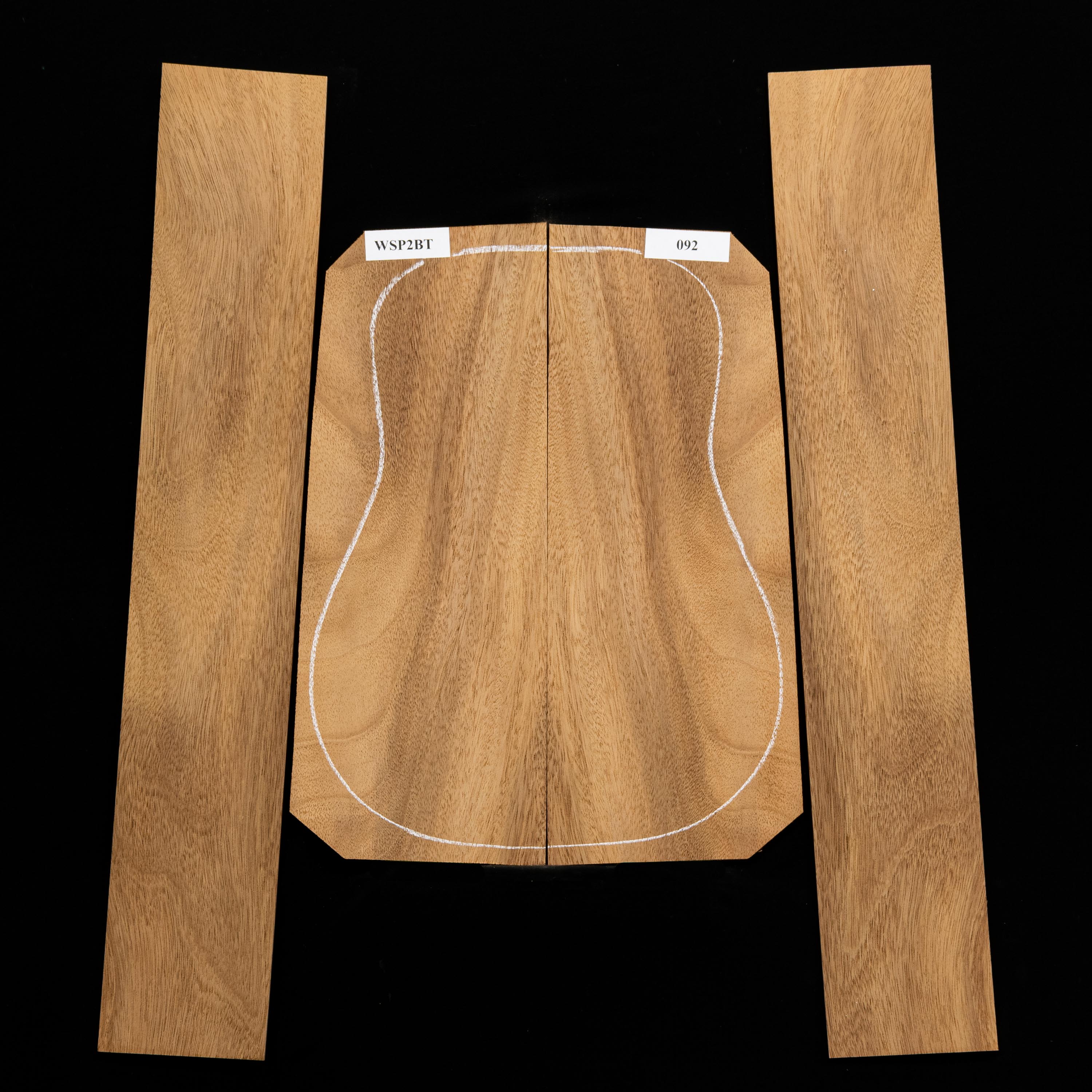 Monkeypod Back + Side Set - 092 - StewMac