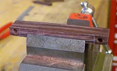 Bridge collapse! Carving an archtop guitar bridge in a hurry! - StewMac