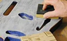 Finishing a Blue Guitar, Sealer and scuff-sand - StewMac