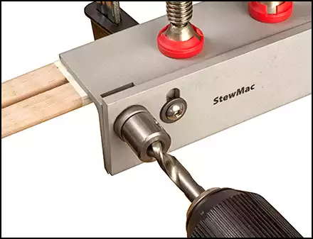 Banjo 5th Peg Drill Jig Instructions - StewMac