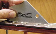 Super glue your frets for better tone! - StewMac