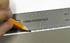 Using the String Spacing Rule for guitars and mandolins - StewMac