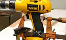 Homemade hand drill pickup winder - StewMac