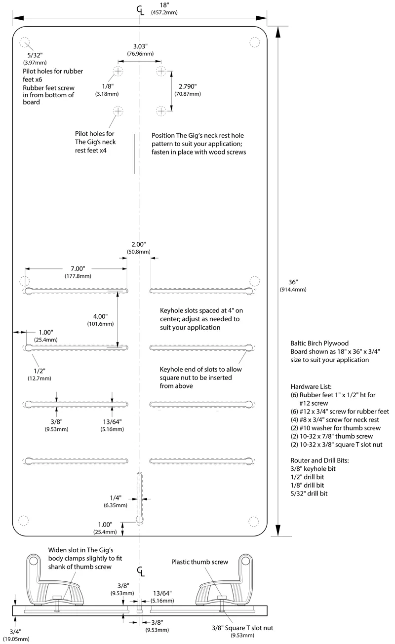 Build The Gig Work Board - StewMac