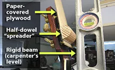 Why hide glue is best for this cracked neck - StewMac