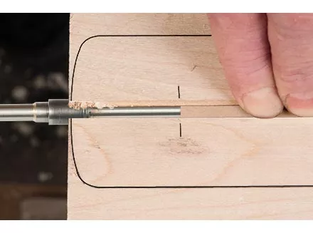 Reaming a truss rod channel to fit a Low Profile Truss Rod - StewMac