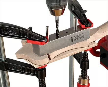 Mandolin Tuner Drill Jig Instructions - StewMac