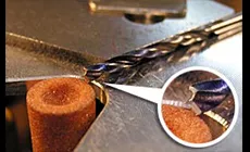 Make this brad-point bit for installing side dots - StewMac