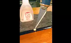 Make this brad-point bit for installing side dots - StewMac